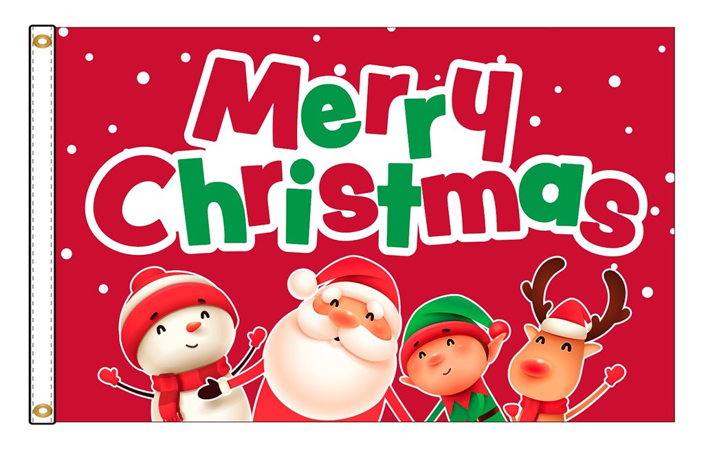 Merry Christmas Characters – Dixie Flag & Banner Company