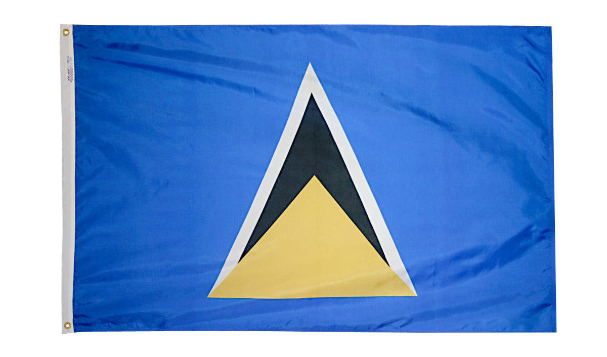 St. Lucia Flag – Dixie Flag & Banner Company