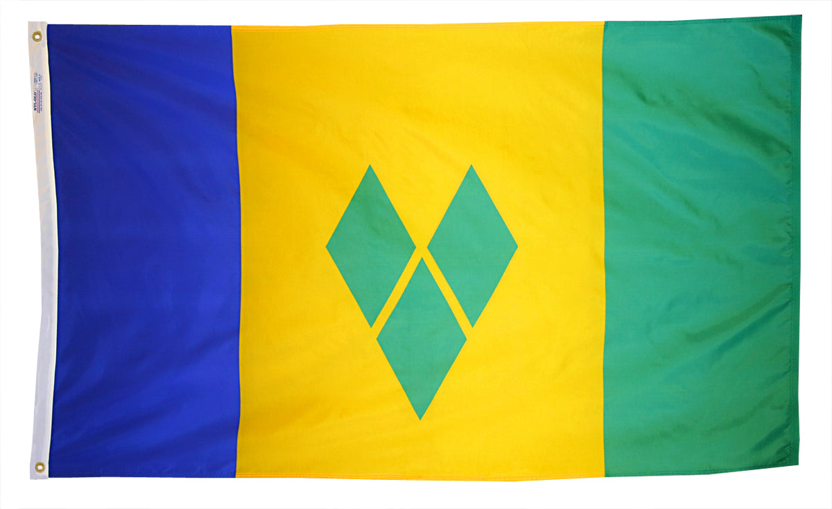St. Vincient & Grenadines Flag – Dixie Flag & Banner Company