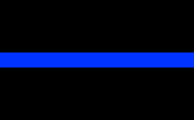 Thin Blue Line Flag – Dixie Flag & Banner Company